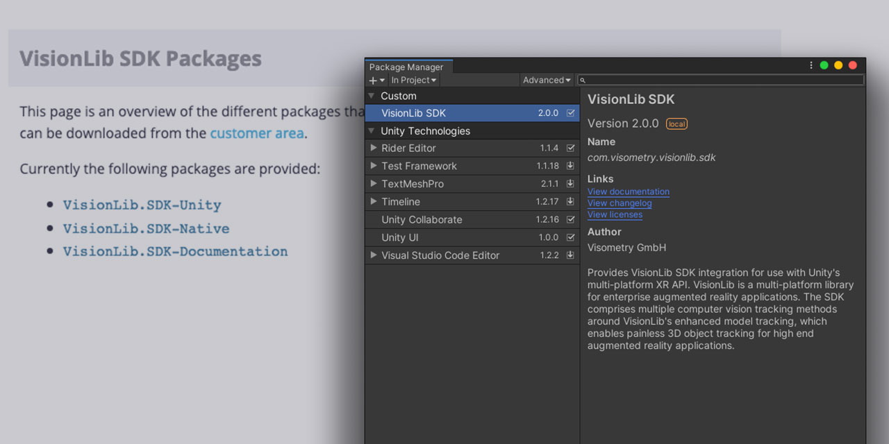 VisionLib Release 2.0.0 – VisionLib